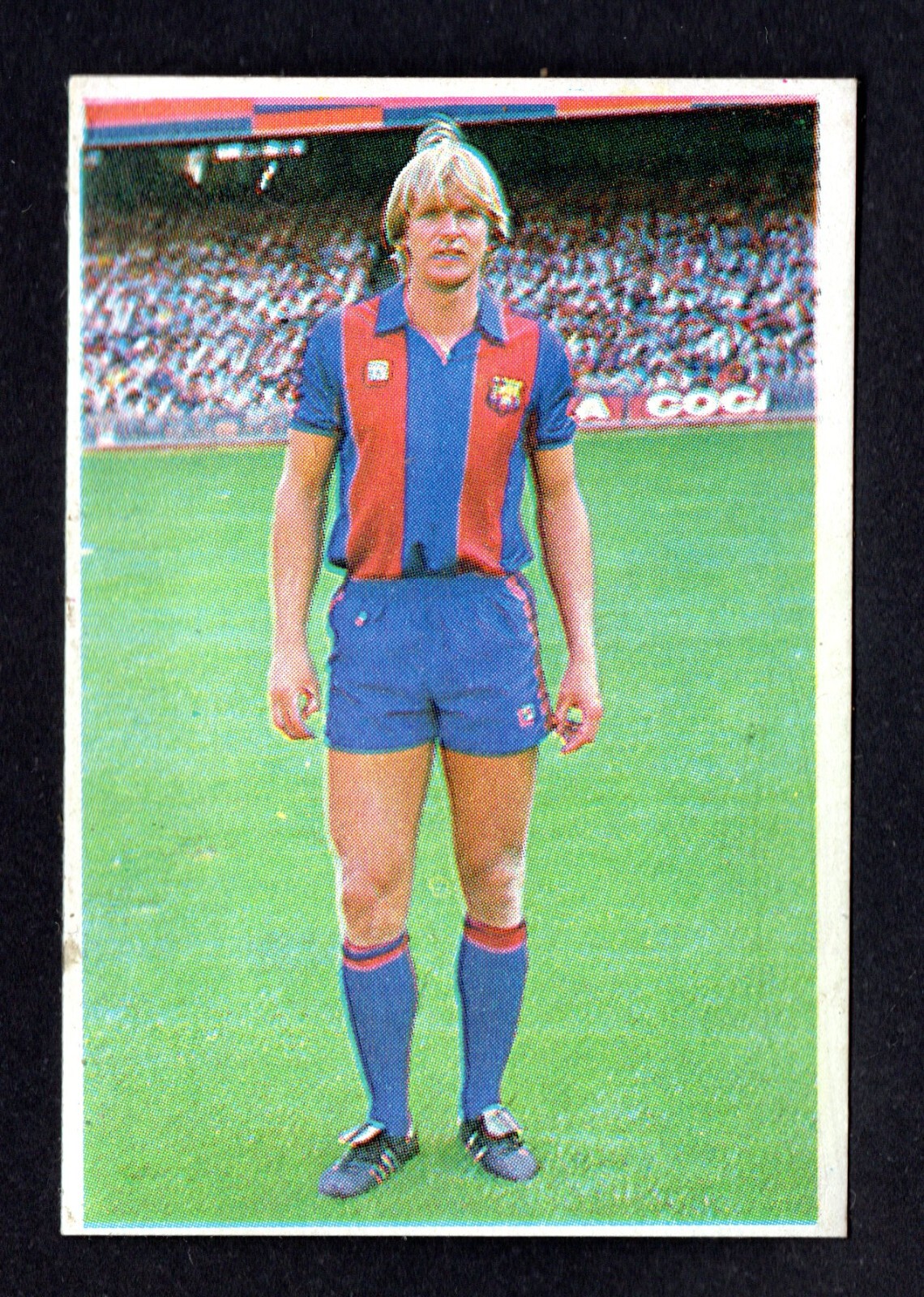 BERND SCHUSTER - FC BARCELONA 1985-86 CARD FUTBOL 86 CANO 85/86 ...
