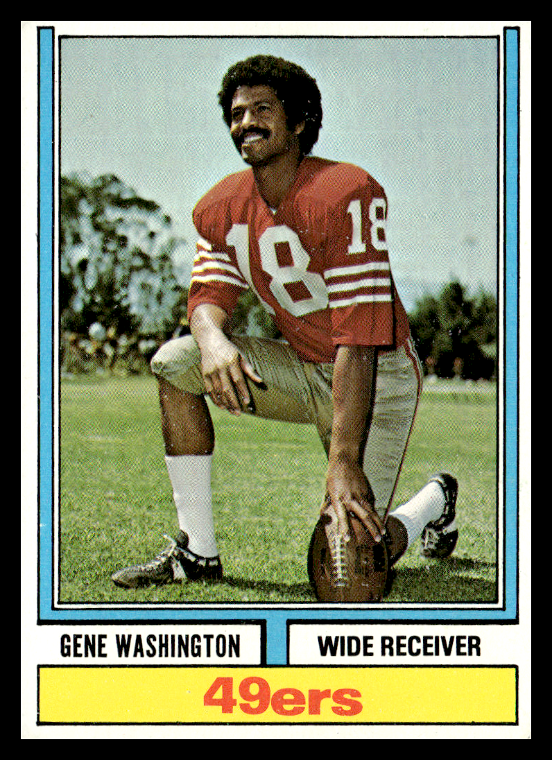 1974 Topps Gene Washington #46 San Francisco 49ers C1 | eBay