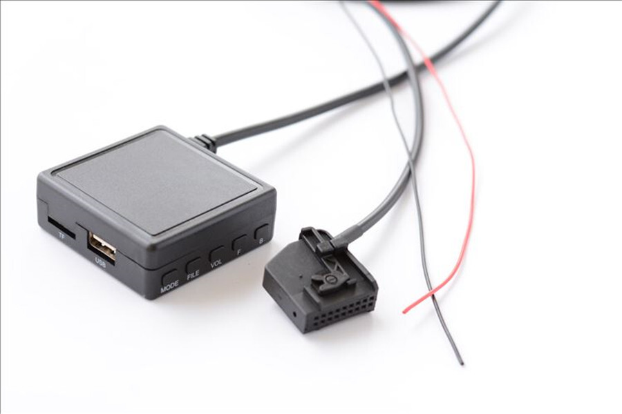 For Mercedes Comand 2.0 Bluetooth Aux Cable Adapter Module +Microphone ...