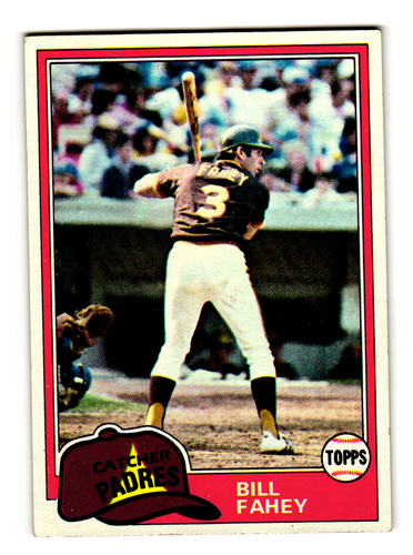 1981 Topps Bill Fahey San Diego Padres Baseball Card # 653 | eBay