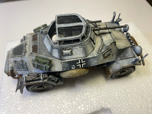 King & Country - Battle of the Bulge BBG054 SD KFZ 222 Armoured Car ...