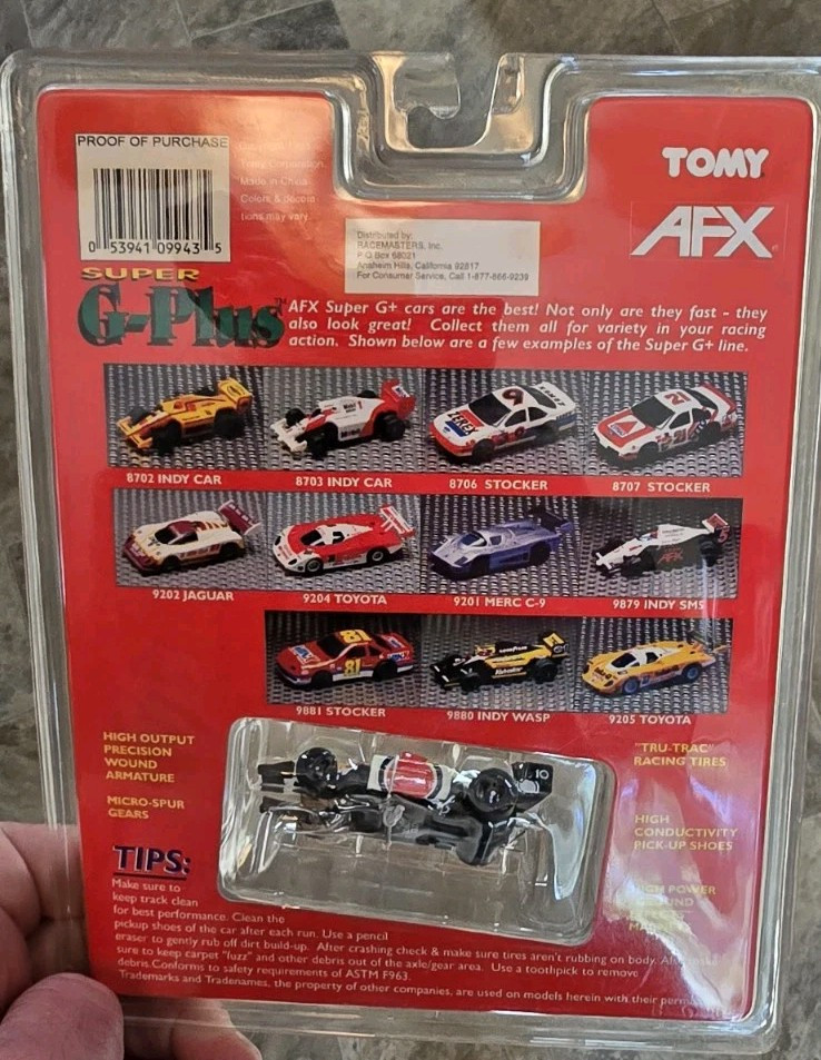 AFX SUPER G-PLUS MANIC F-1 INDY #10 HOSCALE SLOT CAR | eBay