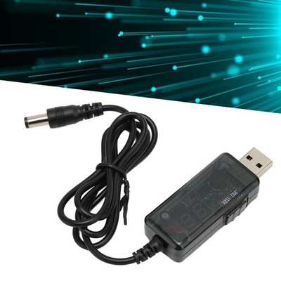 USB Boosting Cable 5V To 9V 12V Adjustable Portable DC USB Step Up Cord ...