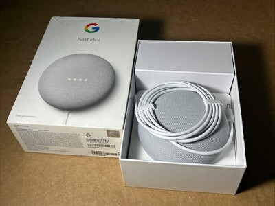 Google Home Nest Mini 1st Generation Gray - Smart Speaker w/ Power ...