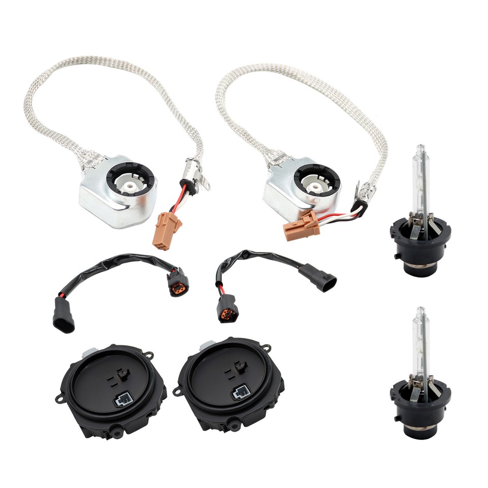 2 Set Xenon Ballast Igniter HID D2S Bulb Kit For 07-15 Infiniti G35 G37 ...