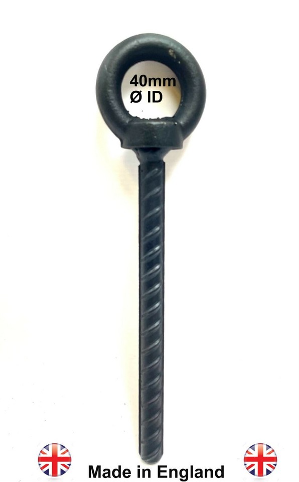 Concrete IN Ground Chain ANCHOR 'REBAR' 40mm Ø ID Chain Hole Made in ...