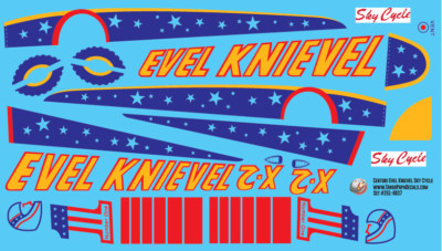Centuri Evel Knievel Sky Cycle Decal | eBay