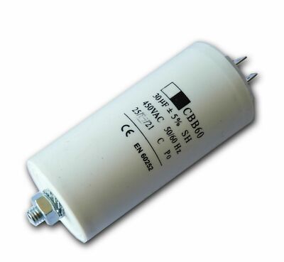 30uf Capacitor Motor Start Run Capacitor CBB60 Tab Terminals | eBay