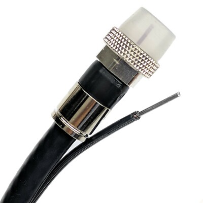 RG6 Aerial Messenger Coax Cable 18AWG 75 Ohm W/ MESSENGER Strap Wire ...