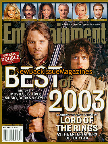 Entertainment Weekly 1/04,Viggo Mortensen,January 2004,NEW | eBay