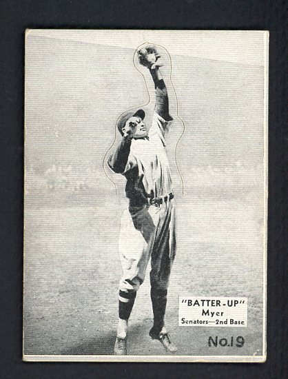 1934-36 BATTER UP # 19 BUDDY MYER SENATORS EX 479349 (KYCARDS) | eBay