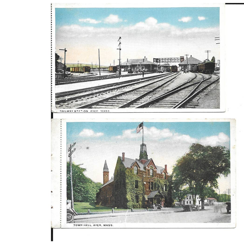 4 Vintage Color Postcards Camp Devens Ayer Mass | eBay