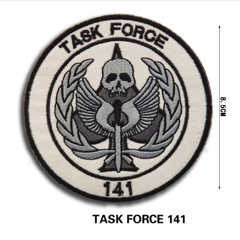 Embroidered TASK FORCE 141 Hook Loop Patch Tactical Back Fastener Emblem Badge | eBay