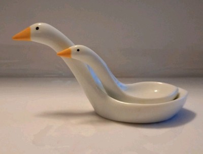 Avon Vintage Set of 2Geese Measuring Spoons 1 Tsp & 1 Tbsp No Chips or ...