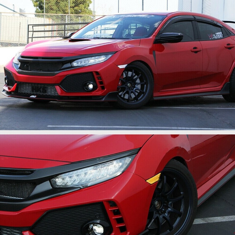 Smoke LED Side Marker Light Switchback Signal Lamp For 2016-2021 Honda ...