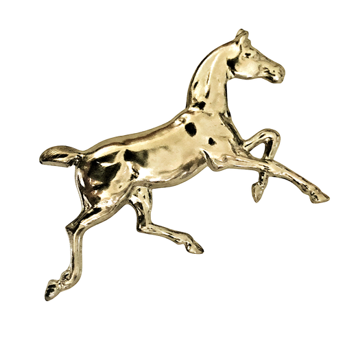 Vintage 925 Sterling Silver Prancing Horse Brooch Pin ~ 1 1/8" T X 1 3/ ...