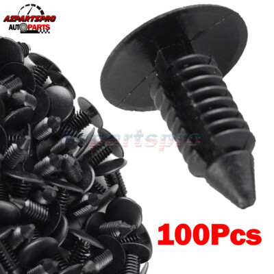 100 BLACK NYLON CHRISTMAS TREE CLIPS GM 1595864,1605396 Fit into 8mm ...