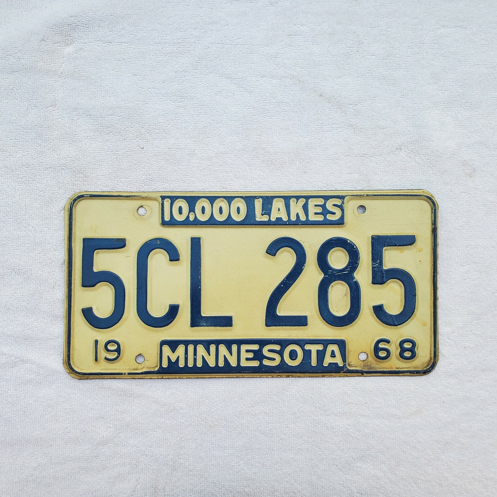 1968 Minnesota License Plate 5CL285 YOM | eBay