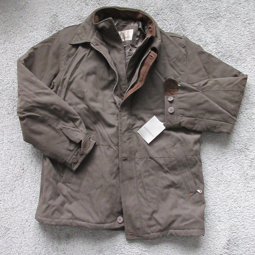 NWT MEN RFT RAINFOREST LINED BROWN CANVAS XL X-LARGE JACKET HEAVYWEIGHT ...