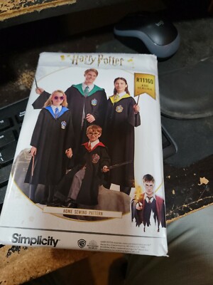 Simplicity Pattern R11160 8723 Harry Potter Robe Costume Misses Men ...