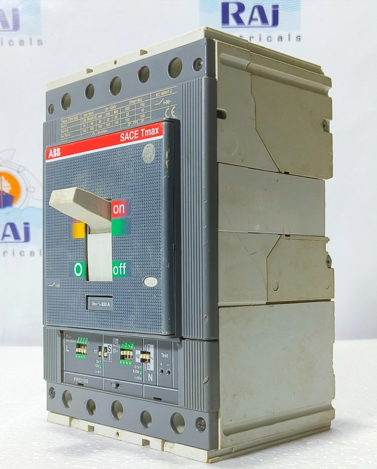 ABB TMAX T5N 630 630A 3POLE CIRCUIT BREAKER MCCB 220-250V (FREE &FAST ...
