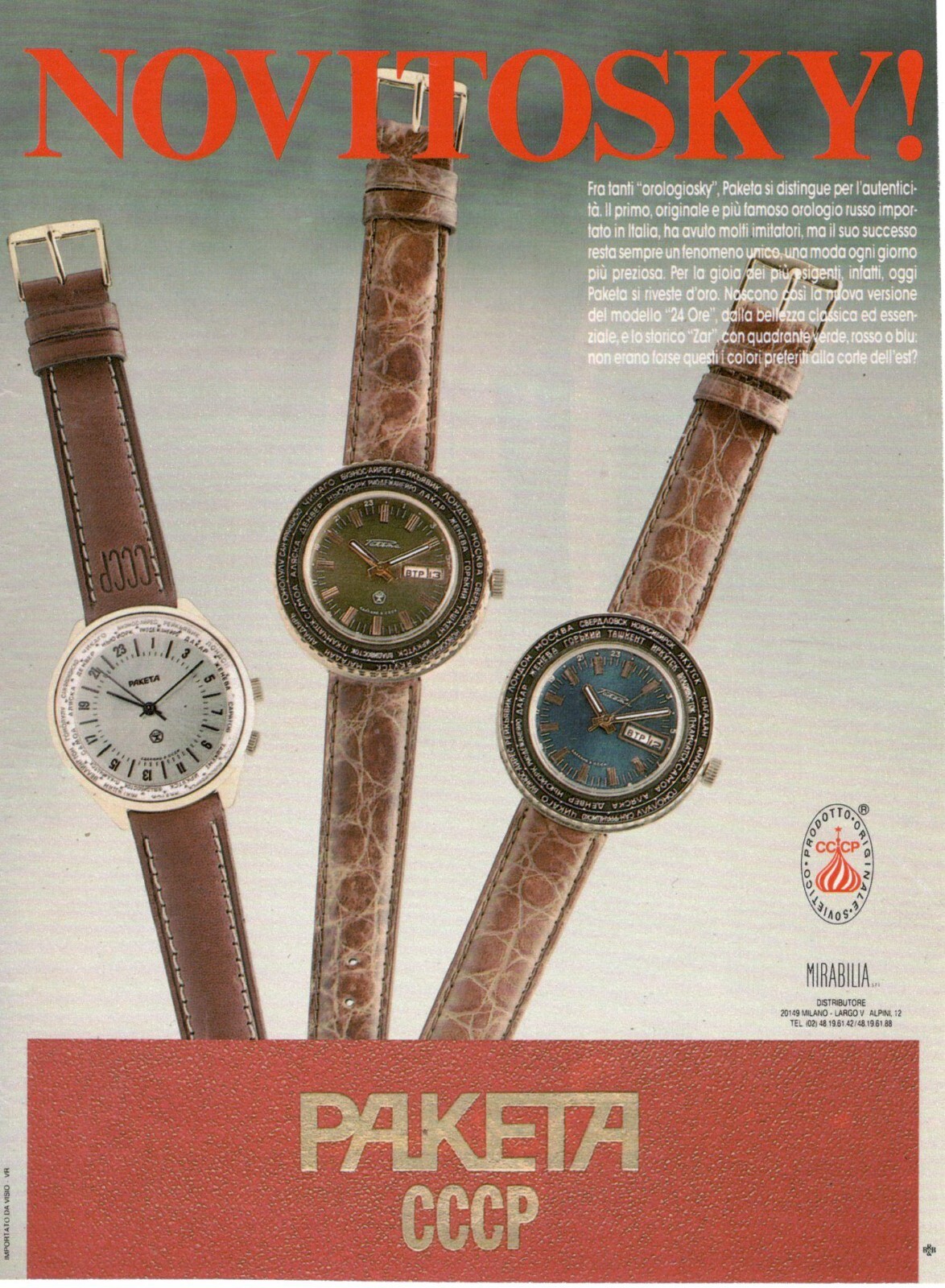 Watch Paketa 24 Hours And Czar Russia Cccp Advertising '1989 Original 1 ...