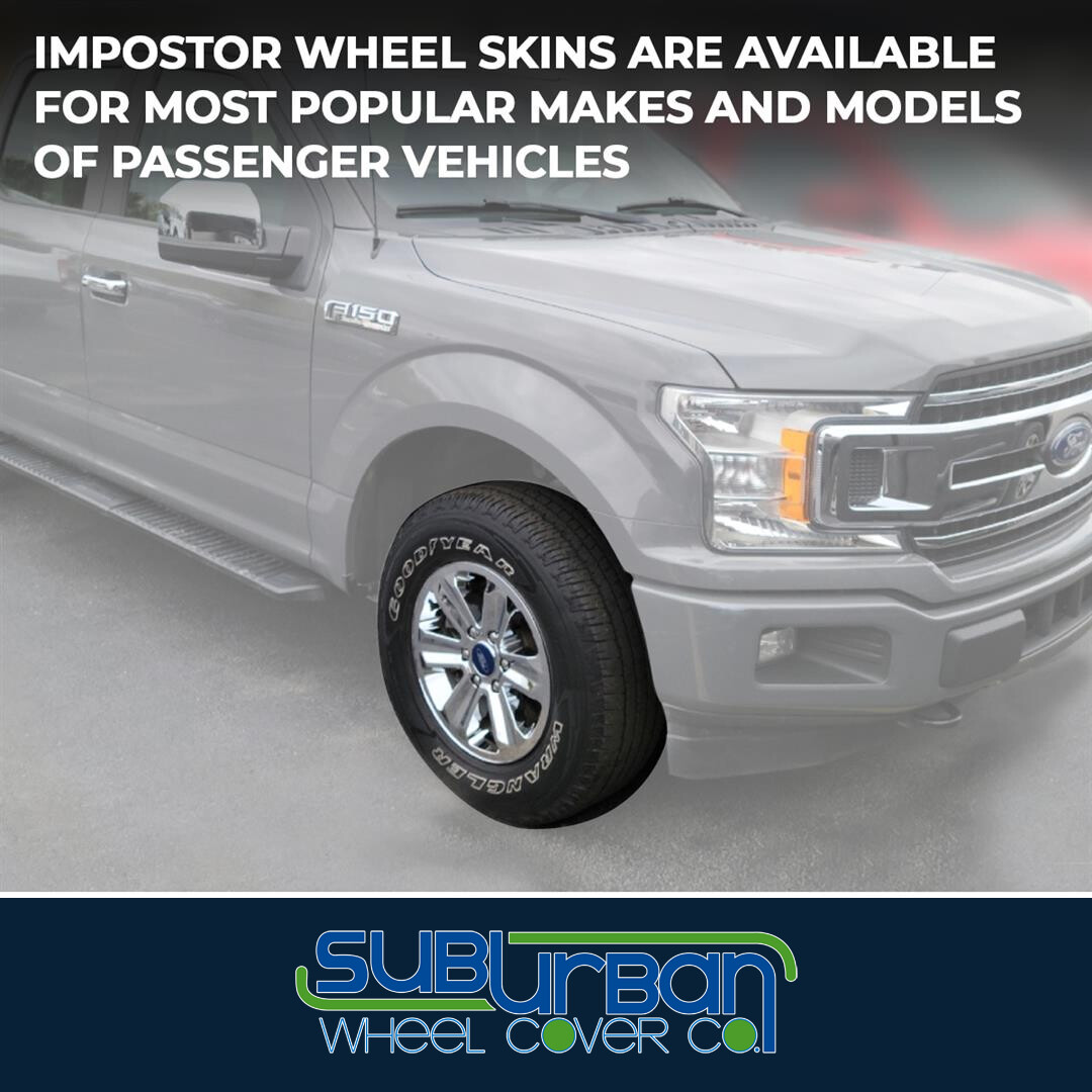 FITS 2015-2020 Ford F150 XLT # IMP-387X 17" BRIGHT CHROME Wheel Skins ...