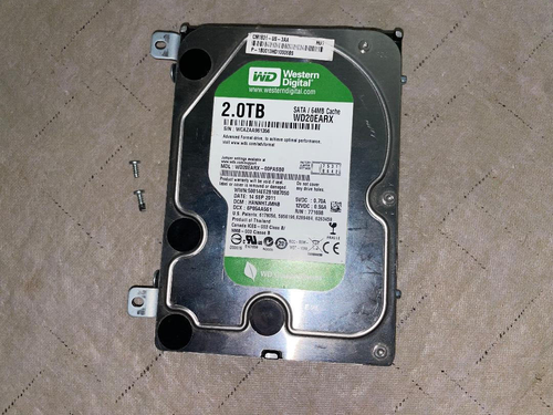 Western Digital 2TB SATA 7200 RPM Internal Hard Drive. WD20EARX-00PASB0 ...