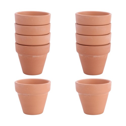 10 Pcs Succulent Flower Pot Small Pottery Pots Planting Clay Plants ...