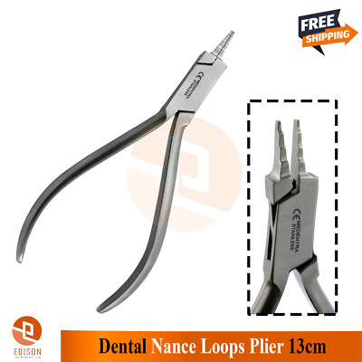 Dental Orthodontic Nance Loop Plier 13cm Closing Forming Wire Bending ...