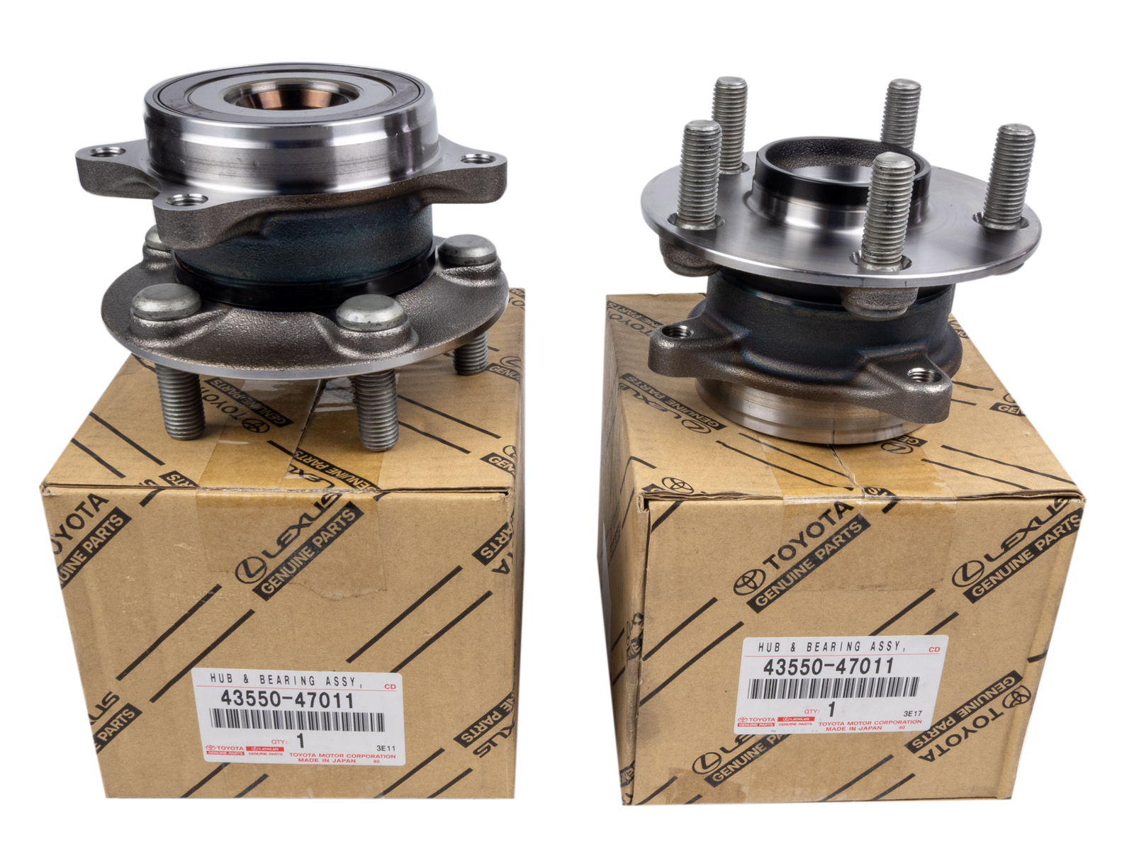 Genuine OEM 2x Front Axle Wheel Hub Bearing for Toyota Prius CT200h ...