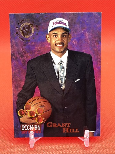 1994-95 Topps Stadium Club Grant Hill #181 Rookie Card RC Detroit ...