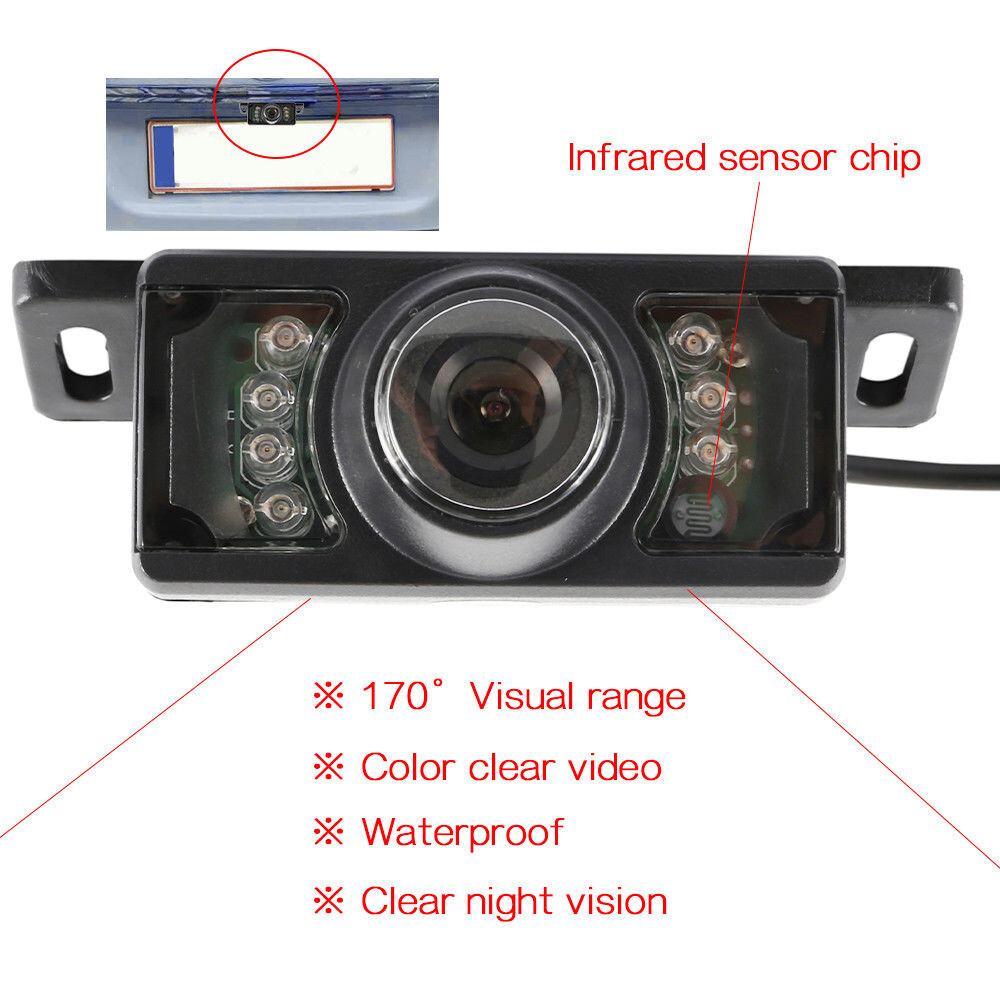 Reverse Camera Kit 170° Waterproof Car Rear View Backup Parking HD ...