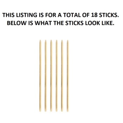 Flowery Professional Manicure Sticks (Total of 18 Sticks) | eBay