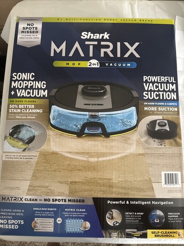 Shark Matrix 2-in-1 Robot Vacuum and Mop Home Mapping Wifi Alexa ...