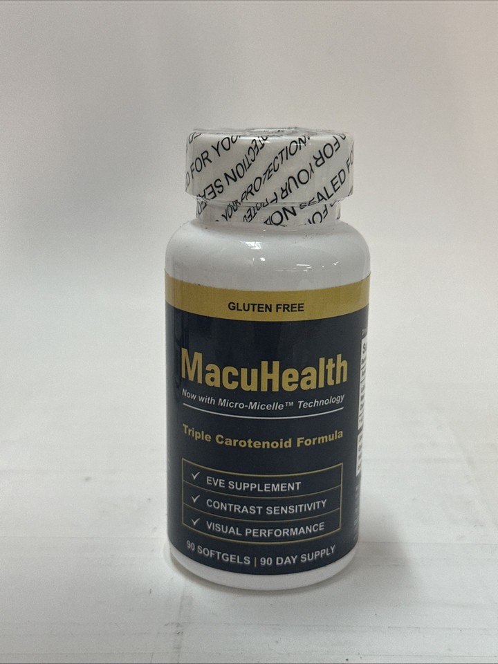 3x Macuhealth Triple Carotenoid Formula Eye Vitamins 90 Softgels 4/26 ...