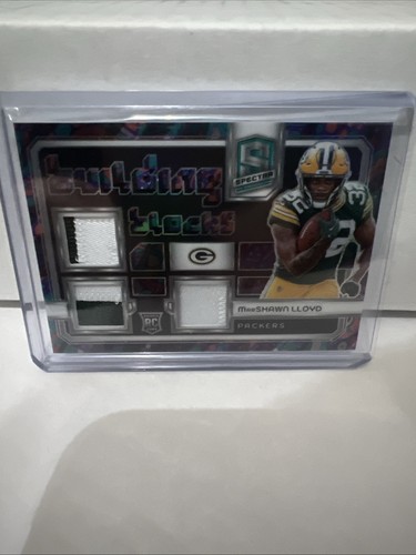 2024 Panini Spectra Marshawn Lloyd Building Blocks 3 Patch 1/5 SSP ...