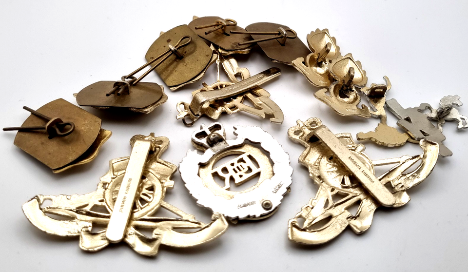 FIRMIN JR Gaunt Cap Badges Royal Artillery Officer Royal Engineers ...