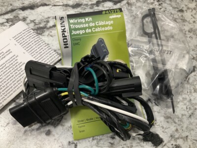 Hopkins 41275 Plug-In Simple Vehicle To Trailer Wiring Wire Harness ...