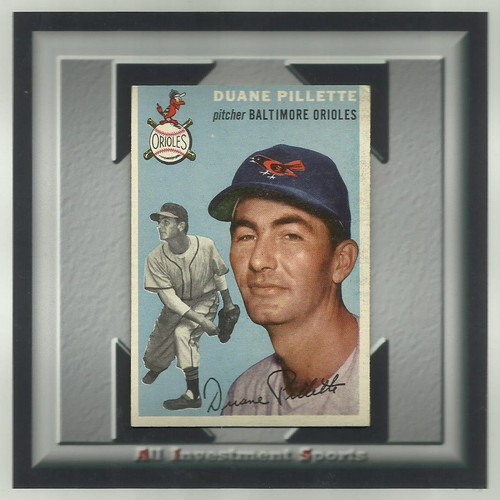 1954 Topps DUANE PILLETTE #107 EXMT **stunning baseball card for your ...