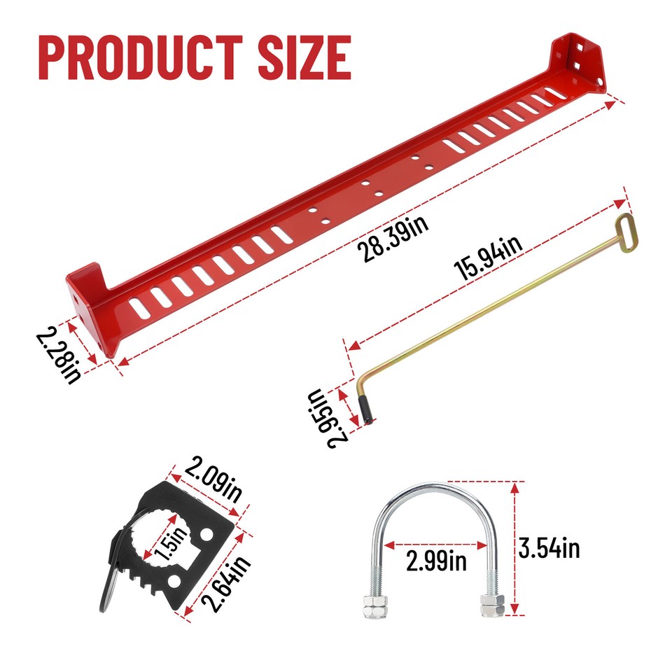 Lawn Mower Trimmer Rack Red For Turn Lawn Mower, Secures Trimmer to ...