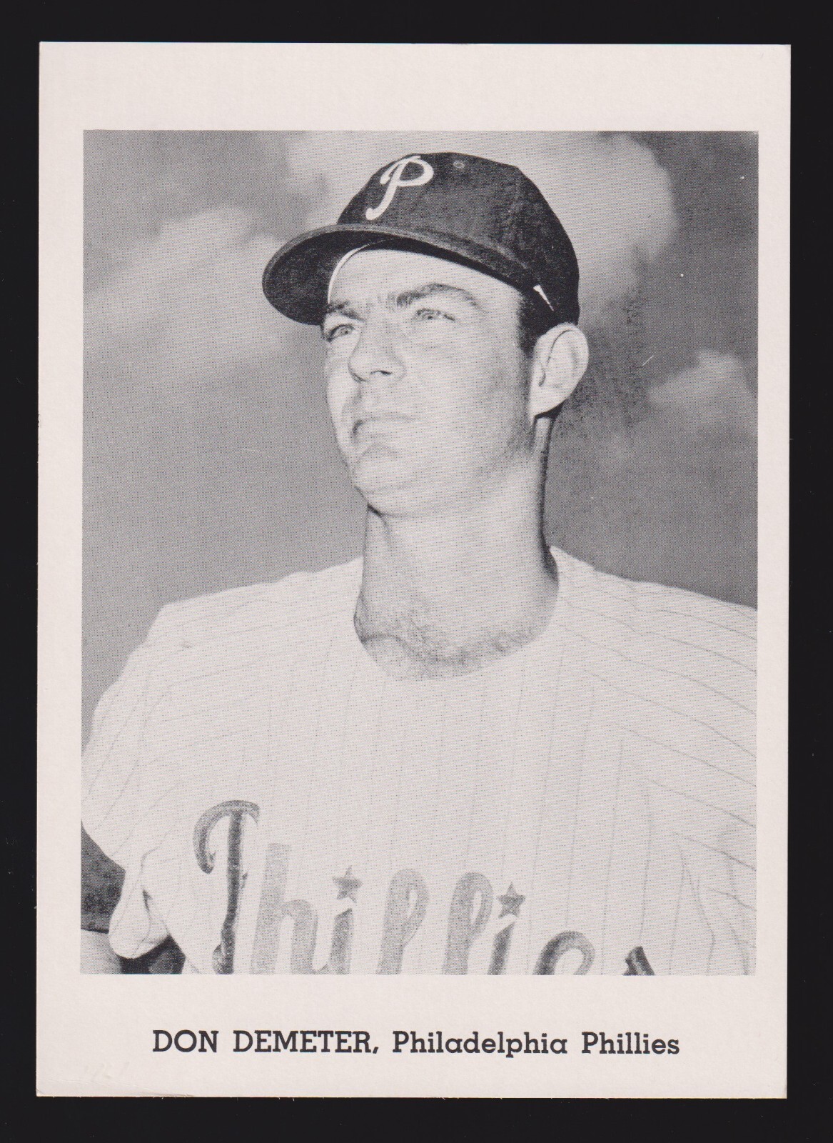 1958-65 JAY PUBLISHING Don Demeter PHILLIES 5x7 PICTURE PACK PHOTO VG ...