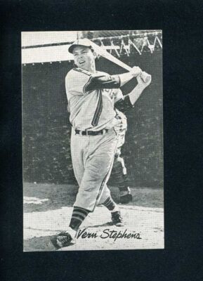1947 Bond Bread VERN STEPHENS Photo Card 1941 St. Louis Browns | eBay