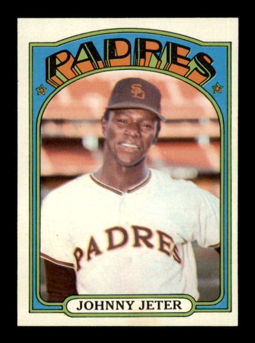 1972 Topps #288 Johnny Jeter EX/EX+ Padres 560800 | eBay