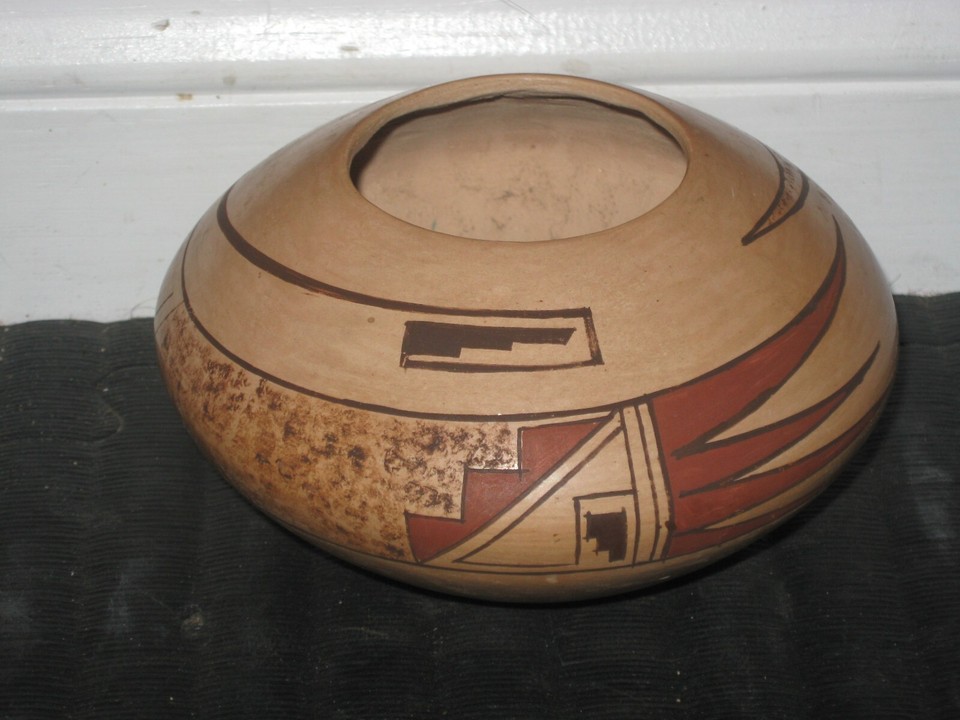 c1960 HOPI PUEBLO ARIZONA POT POTTERY NATIVE AMERICAN INDIAN ~ by A ...