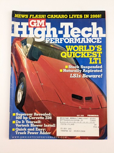 GM High-Tech Performance Magazine May 2005 World's Quickest LT1 | eBay