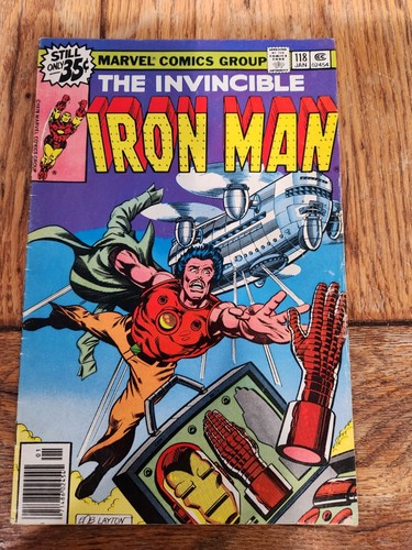 Invincible Iron Man 118 1st App Jim Rhodes Rhodey Bob Layton Marvel ...