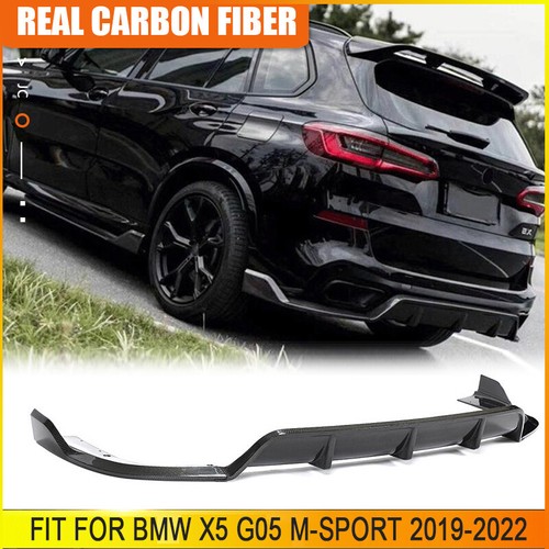 Carbon Fiber Rear Bumper Lip Diffuser Splitter Fit For BMW X5 G05 M ...