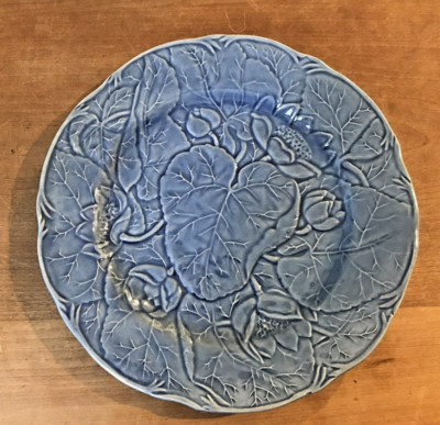 Bordallo Pinheiro Sunflowers Blue Plate BP114 Portugal | eBay