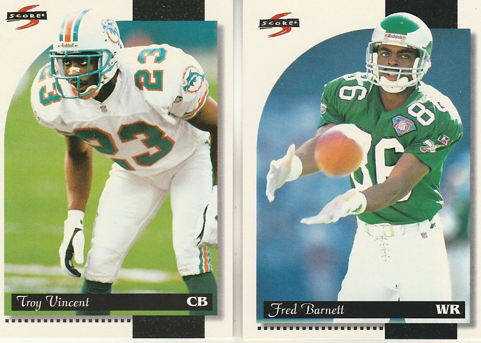 (11) 1996 Score Miami Dolphins (11 Card Team Lot) See Scans! | eBay